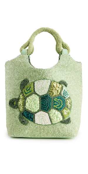 STAUD - Beaded Cote Bag BABY TURTLE One Size