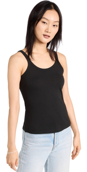 THE GREAT. - The Slim Tank Almost Black 0