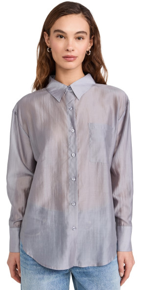 WAYF - Carol Blouse Silver XL