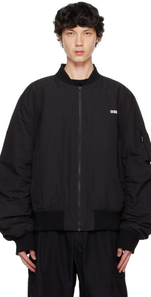 032c - Black Nighthawks Bomber Jacket