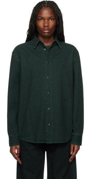 032c - Green Goya Denim Shirt