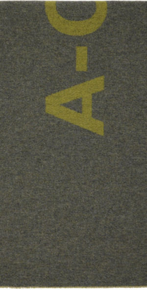 A-COLD-WALL - * Green & Gray Code Scarf