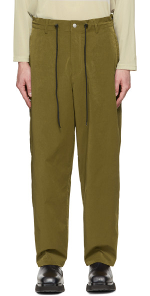 A. A. Spectrum - Green Jeremyz Shell Trousers