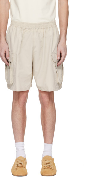 ABRA - Beige Mini Cargo Shorts