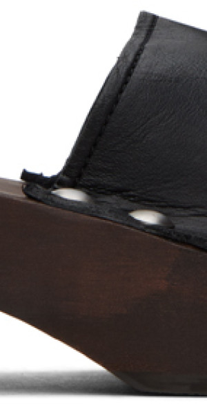 Acne Studios - Black Studded Clogs