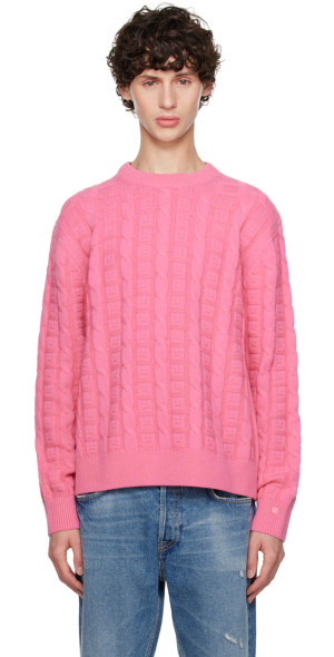 Acne Studios - Pink Cable Sweater