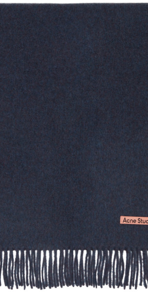 Acne Studios - Purple Narrow Fringe Scarf