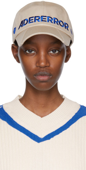 ADER error - Beige Embroidered Cap