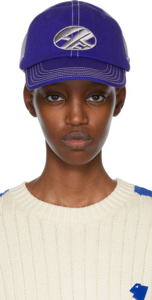 ADER error - Blue Embroidered Circle Logo Cap