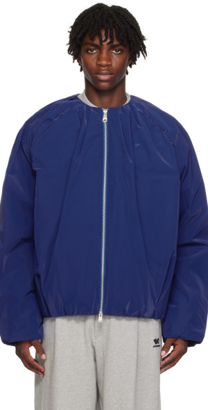 ADER error - Blue Gathered Down Jacket