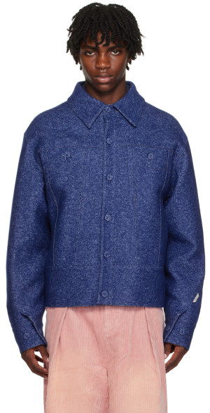 ADER error - Blue Paneled Jacket