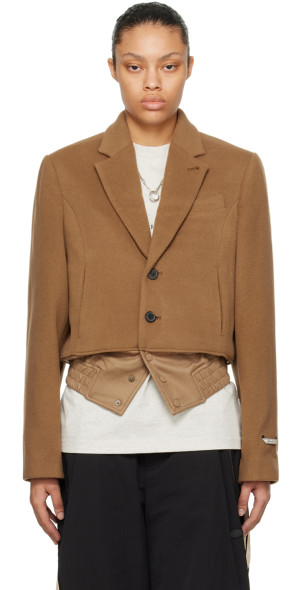ADER error - Brown Paneled Blazer