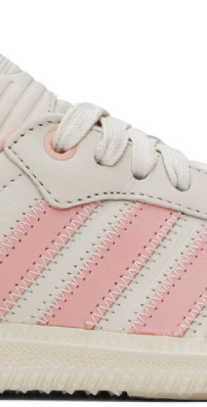 adidas Originals - Off-White & Pink Humanrace Samba Sneakers