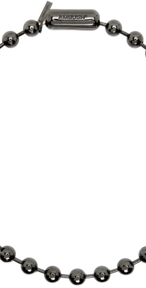 AMBUSH - Gunmetal Huge Ball Chain Necklace
