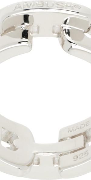 AMBUSH - Silver 'A' Chain Ring