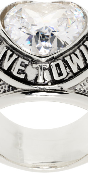AMBUSH - Silver Heart Class Ring