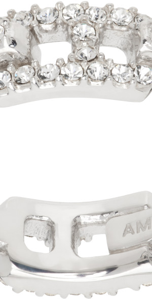 AMBUSH - Silver Pave A Chain Ring