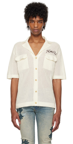 AMIRI - Beige Mesh Shirt
