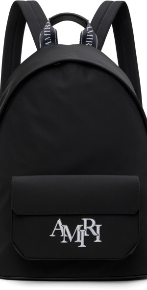 AMIRI - Black Staggered Backpack