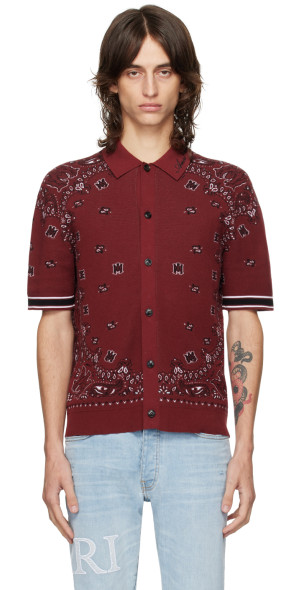 AMIRI - Red Bandana Shirt
