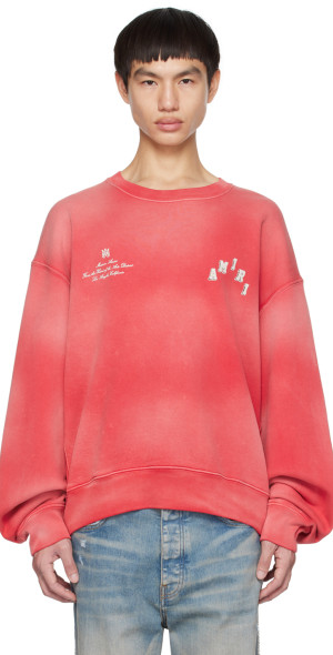 AMIRI - Red Crewneck Sweater