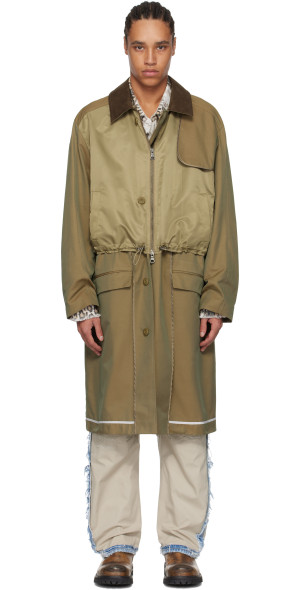 Andersson Bell - Beige Bomber Mix Coat