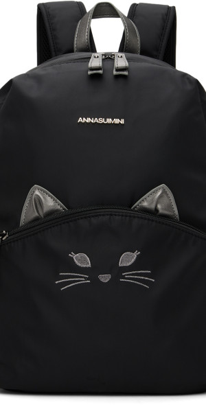 ANNA SUI MINI - SSENSE Exclusive Kids Black Backpack