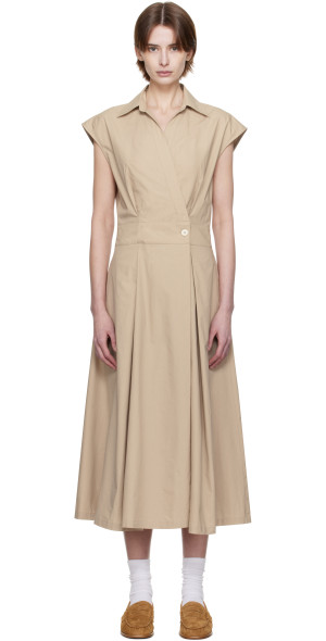 A.P.C. - A. P.C. Beige Athena Midi Dress