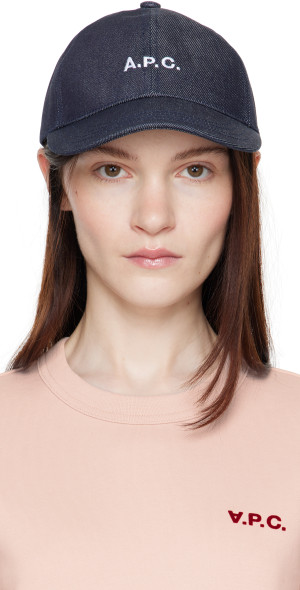 A.P.C. - A. P.C. Navy Denim Charlie Baseball Cap