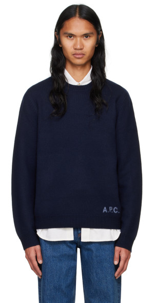 A.P.C. - A. P.C. Navy Edward Sweater