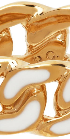 A.P.C. - Gold & White Sam Ring