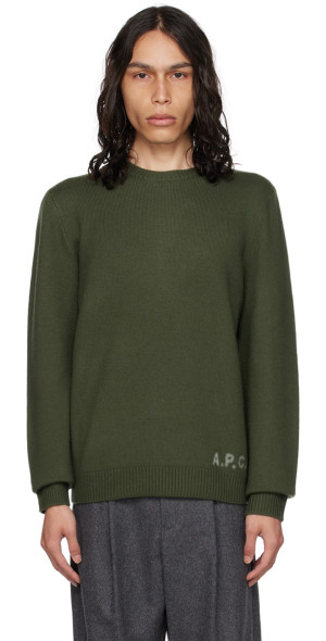 A.P.C. - Khaki Edward Sweater