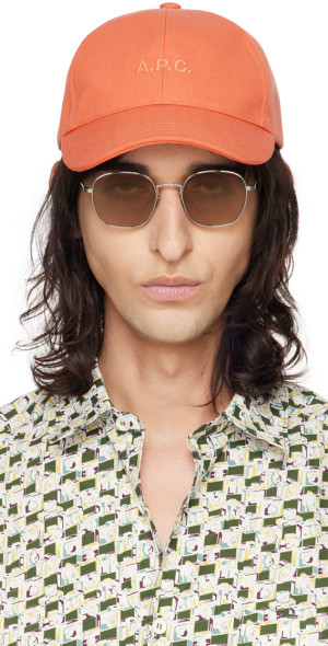 A.P.C. - Orange Charlie Cap