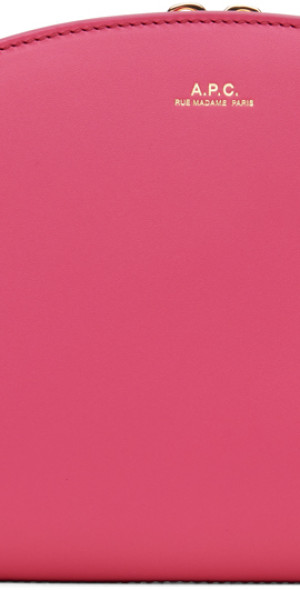 A.P.C. - Pink Demi-Lune Clutch