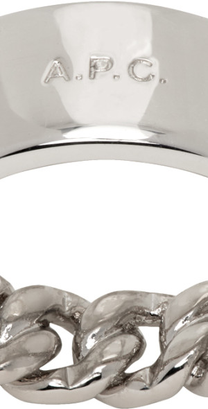 A.P.C. - Silver Darwin Ring