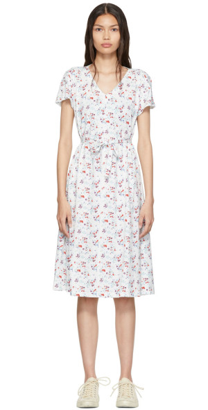A.P.C. - White Georgia Midi Dress