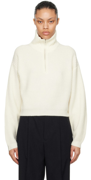 arch4 - White Millie Cashmere Sweater