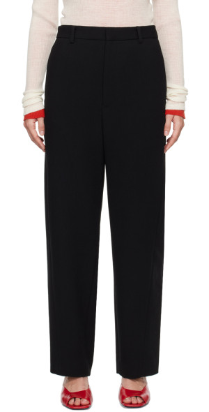 AURALEE - Black Tense Wool Double Cloth Trousers