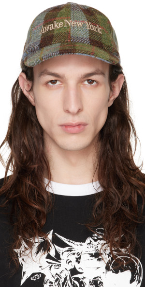 Awake NY - Green & Brown Check Cap