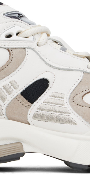 Axel Arigato - White & Beige Sphere Runner Sneakers