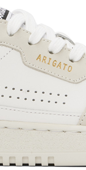 Axel Arigato - White & Gold Dice Lo Sneakers