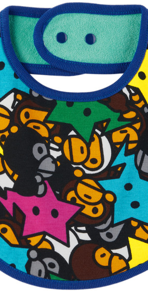 BAPE - Baby Blue All Baby Milo STA Reversible Bib