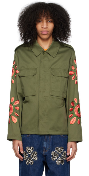 BLUEMARBLE - Khaki Embroidered Jacket