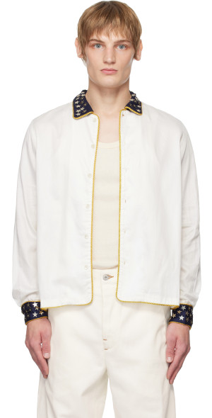 Bode - Off-White Starry Pageant Shirt