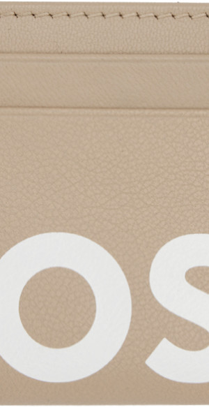 BOSS - Beige Logo Card Holder