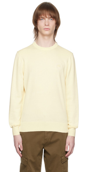 BOSS - Beige Patch Sweater
