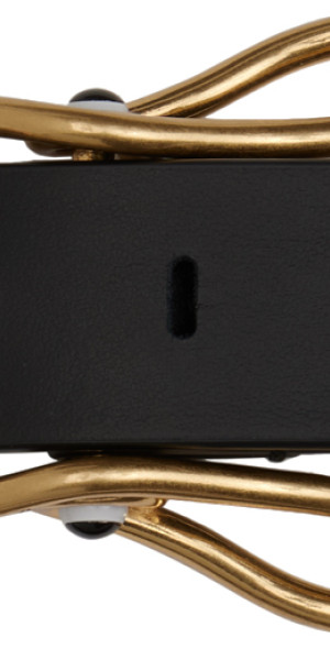 Bottega Veneta - Black Rabbit Belt