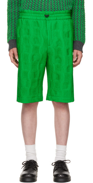 Bottega Veneta - Green Insulated Shorts