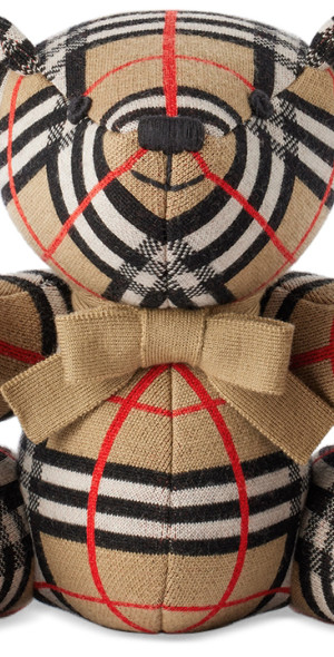 Burberry - Baby Beige Sitting Bear Plush Toy