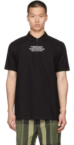 Burberry - Black 'Horseferry' Polo